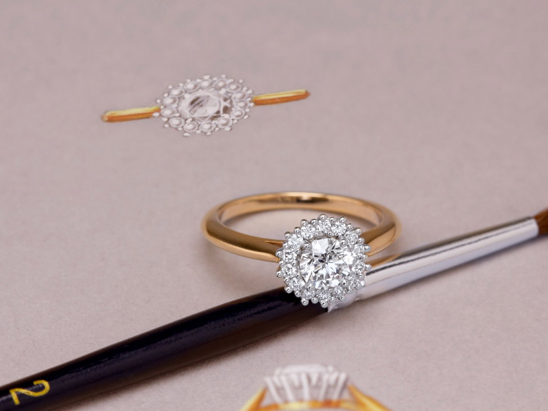 Solitaire Pavé Attraction