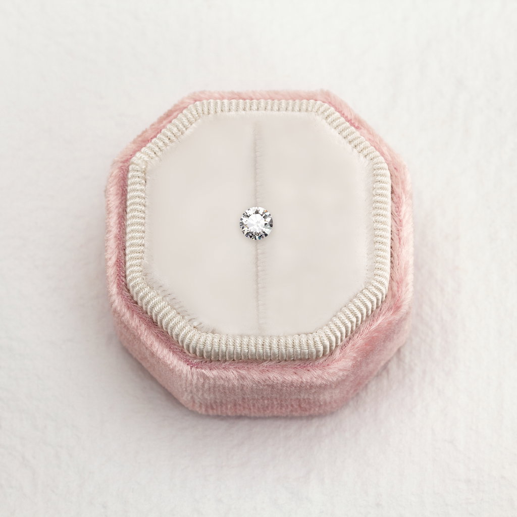 Solitaire Pavé Séléné Éclat Diamant de Synthèse Vert